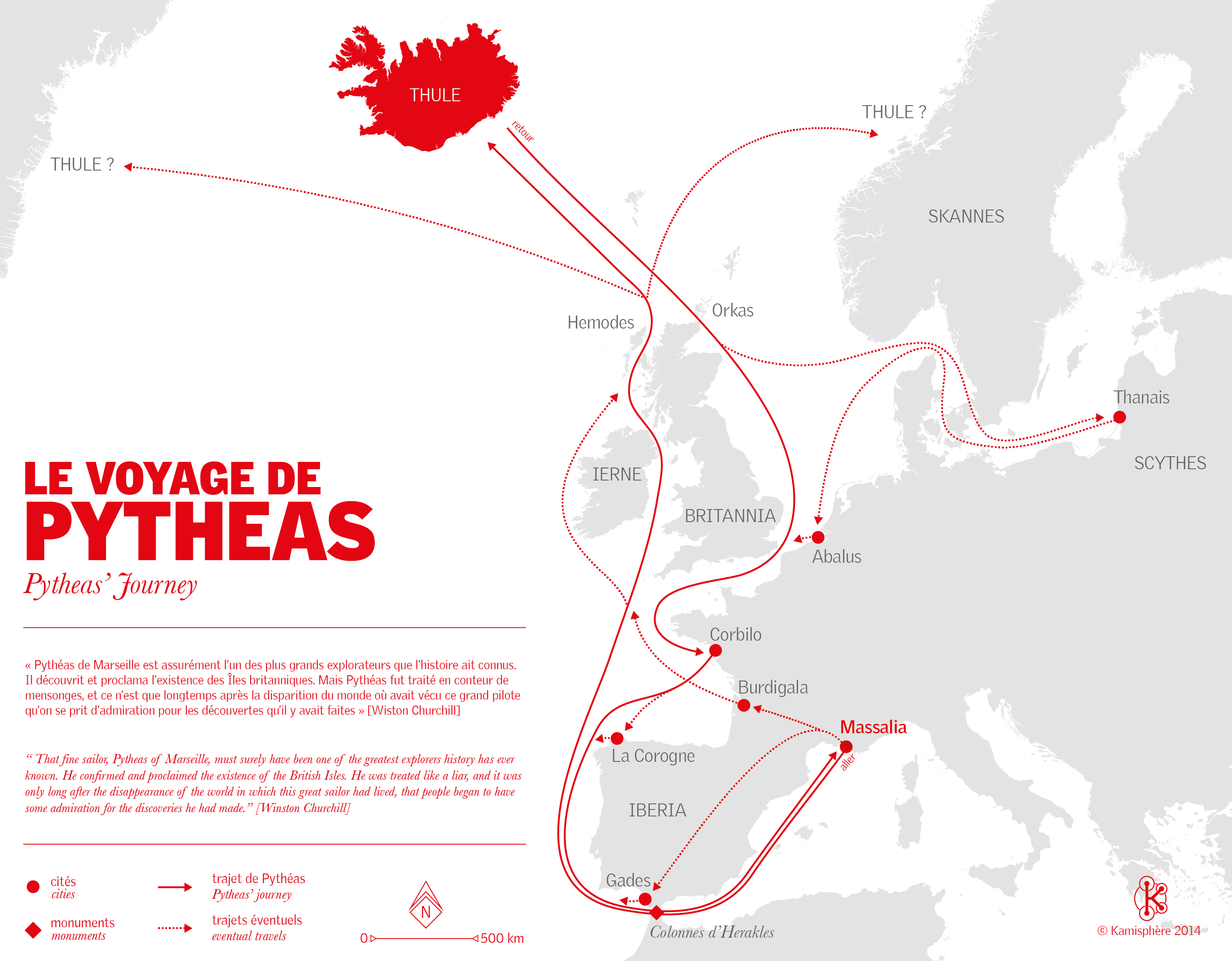 La géographie de Pythéas - Blog | Kamisphère